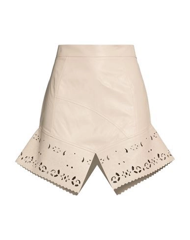 BABYLON Mini Skirt Size Polyurethane, Viscose