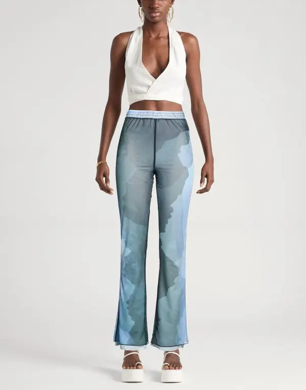 Andersson Bell Pants Deep Teal Size Polyester, Elastane