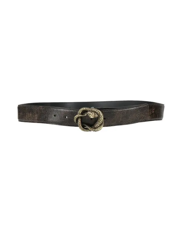 Just Cavalli Belt Dark Size Leather
