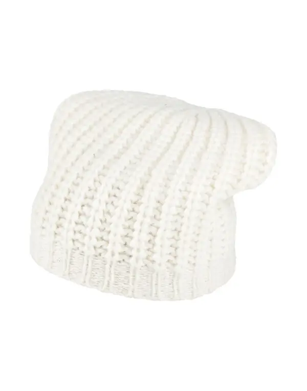 Peserico Hat Cream Size Alpaca Wool, Virgin Wool, Polyamide