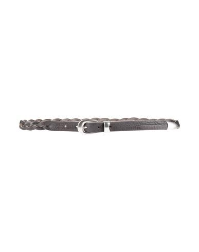 Our Legacy Belt Charcoal Size Leather - Grey