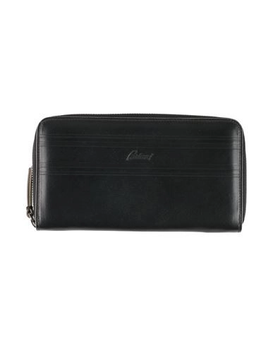 Brioni Wallet Leather - Black