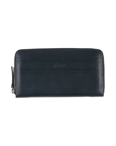Brioni Wallet Leather - Blue