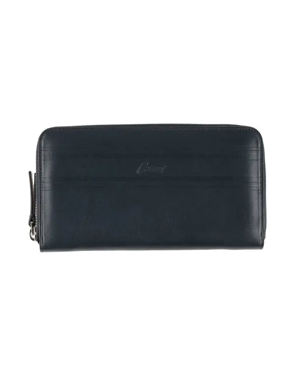 Brioni Wallet Leather - Blue