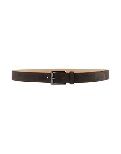 Façonnable Belt Chocolate Size Cow Leather