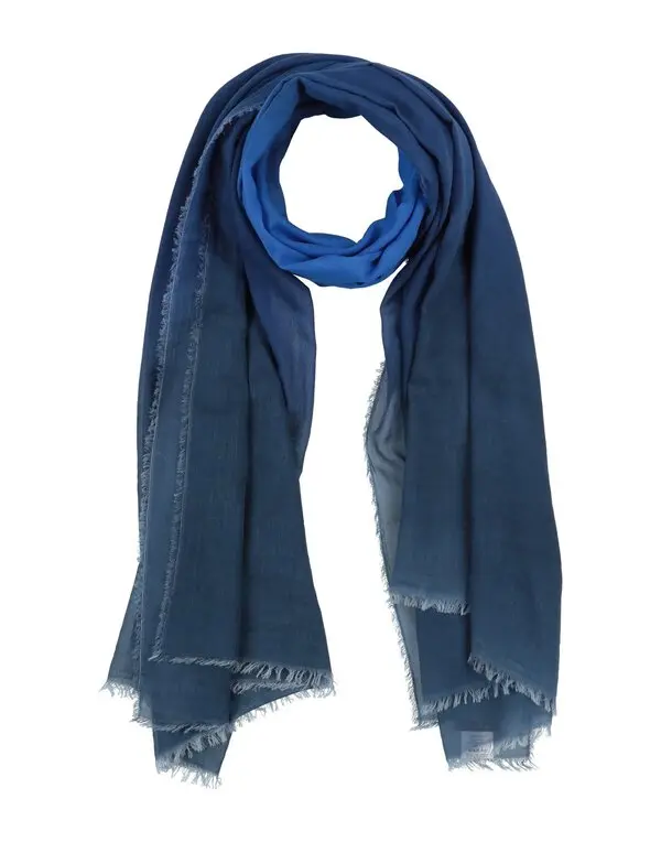 Faliero Sarti Scarf Cotton - Blue