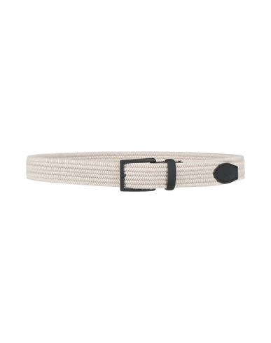 Paul & Shark Belt Chocolate Size Wool, Acrylic, Cotton, Viscose, Rubber - Beige