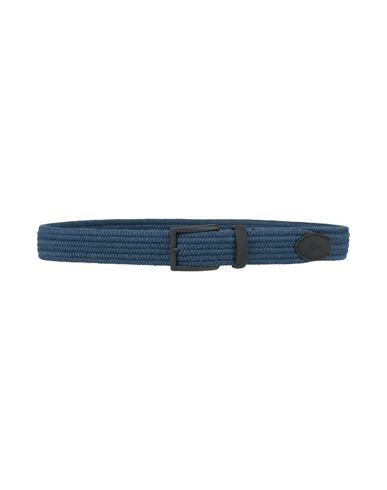 Paul & Shark Belt Chocolate Size Wool, Acrylic, Cotton, Viscose, Rubber - Navy