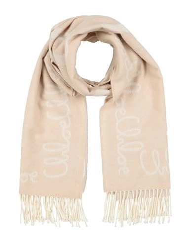 Chloé Scarf Sand Wool - Beige