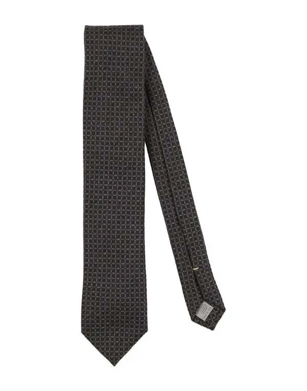 Canali Ties & Bow Ties Dark Silk, Cashmere