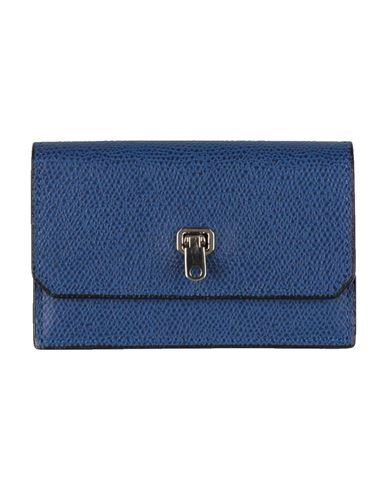 VALEXTRA Cardholder Calfskin - Blue
