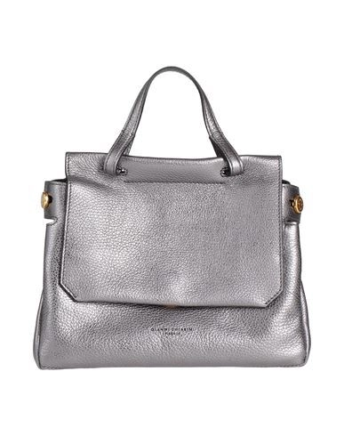 GIANNI CHIARINI Shoulder Bag Bronze Leather - Silver