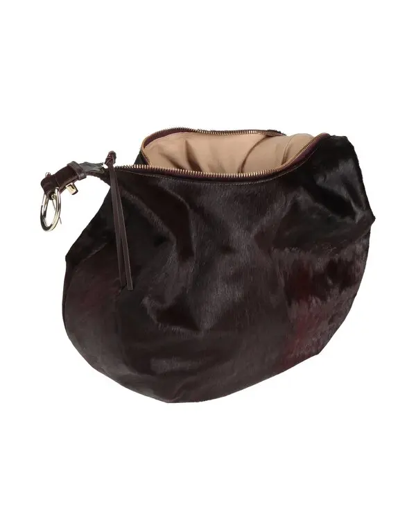 DES_PHEMMES Cross-body Bag Plum Cow Leather