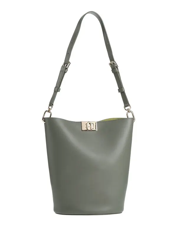 Furla Shoulder Bag Military Leather