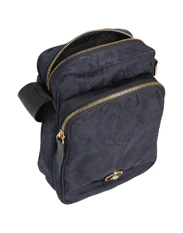Versace Cross-body Bag Midnight Polyamide, Calfskin