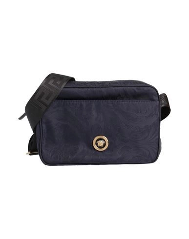 Versace Cross-body Bag Midnight Polyamide, Calfskin - Blue