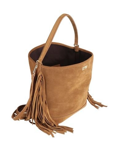 Sandro Handbag Camel Cow Leather