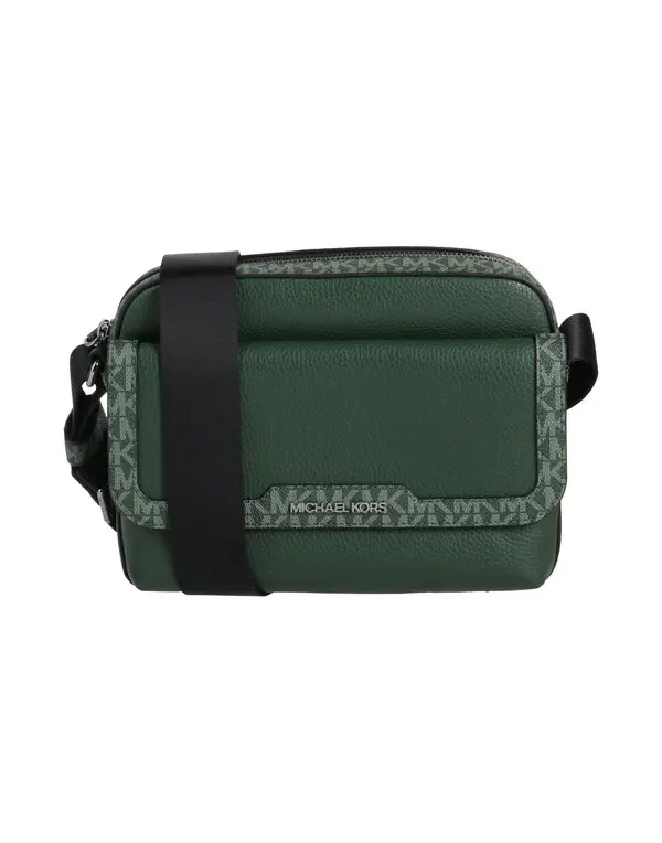 Michael Kors Textile Fiber Camera Bag - Green