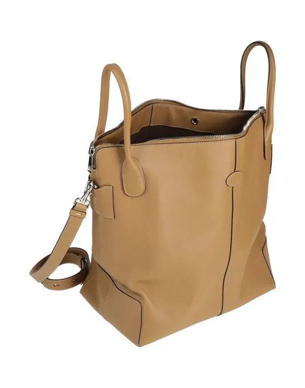 TOD'S Handbag Mustard Calfskin