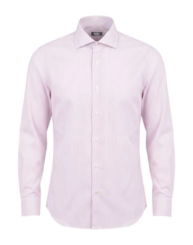 BARBA NAPOLI Shirt Burgundy Size Cotton - Red
