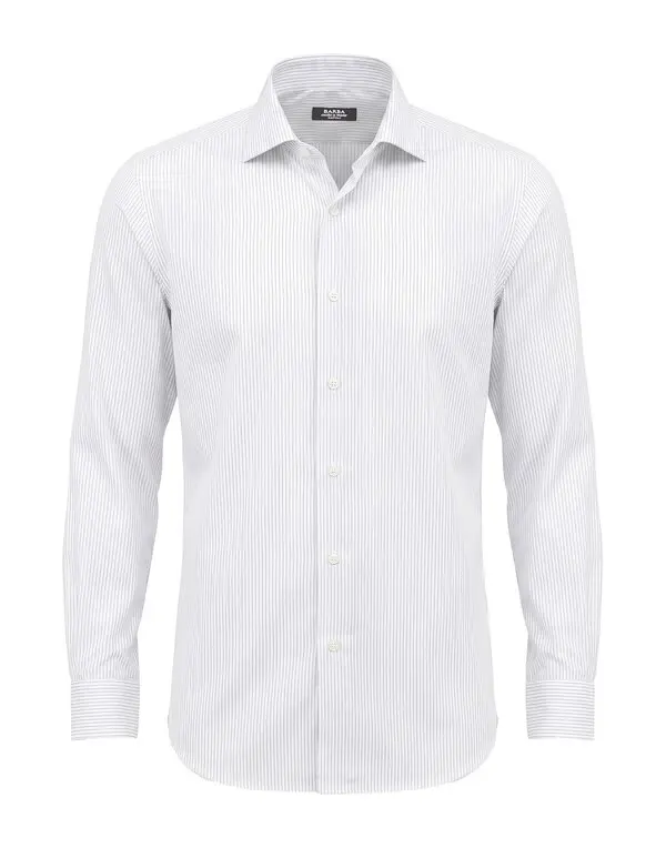 BARBA NAPOLI Shirt Ivory Size Cotton