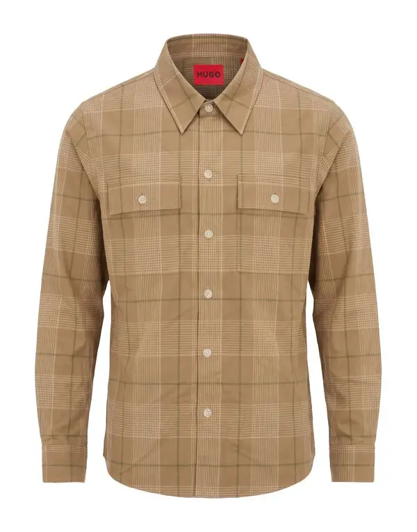 Hugo Shirt Sand Size Cotton