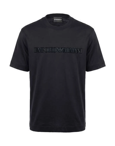 Emporio Armani T-shirt Size Lyocell, Cotton, Polyamide - Navy