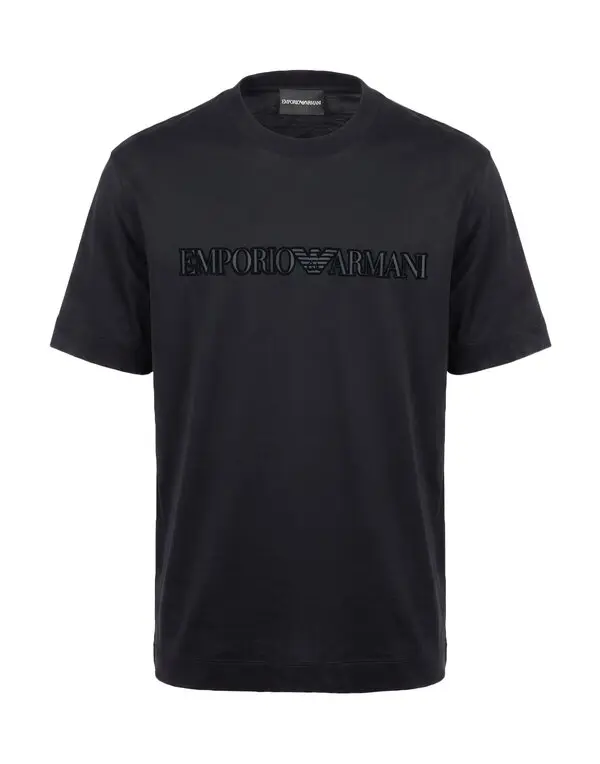Emporio Armani T-shirt Size Lyocell, Cotton, Polyamide