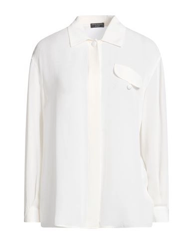 Emporio Armani Shirt Ivory Size Silk - White