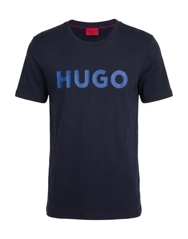 Hugo T-shirt Midnight Size Cotton, Elastane