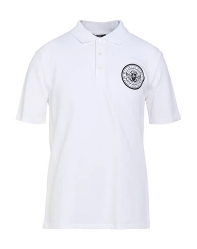 Balmain Polo Shirt Size Cotton, Elastane - White