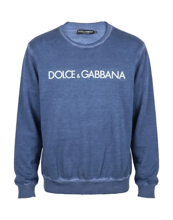 Dolce & Gabbana Sweatshirt Slate Size Cotton