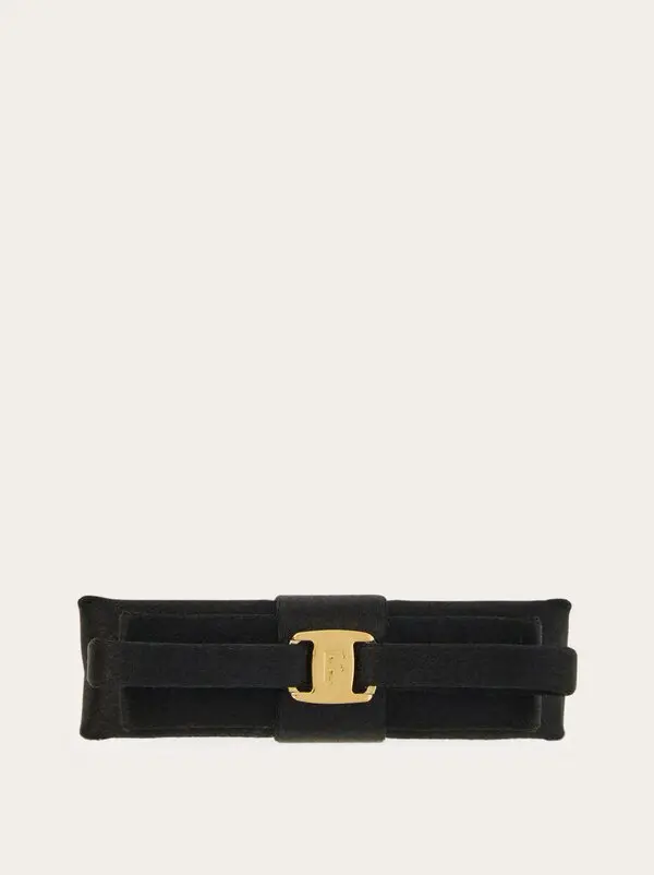 FERRAGAMO Mini Bow Hair Clip - Gold