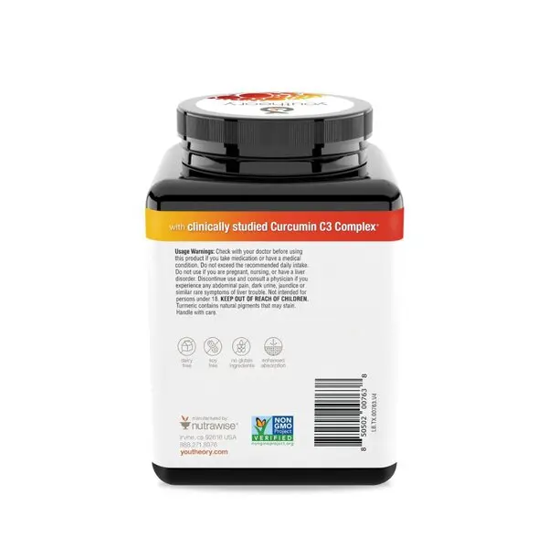 YOUTHEORY Turmeric Extra Strength