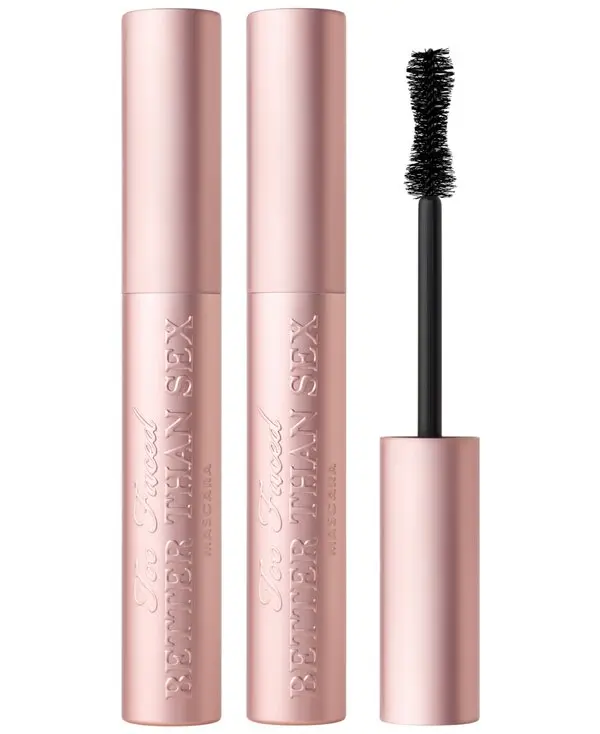TOO FACED 2-piece Better Than Sex Volumizing Mascara Duo Set