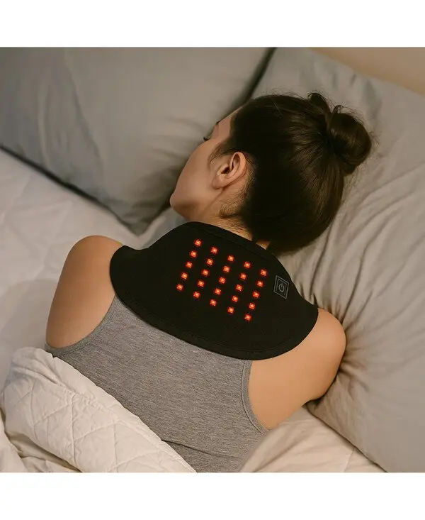 PURSONIC Red Light Therapy Neck Wrap And Fast-heating Full Body Heating Pad