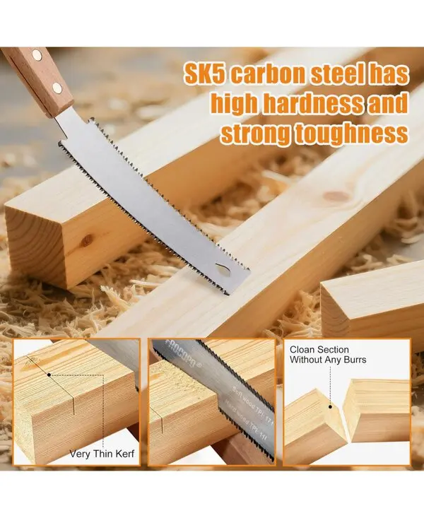 XDOVET Wood Chisel Set Double-edge Coping Tool Joinery Carving Kit