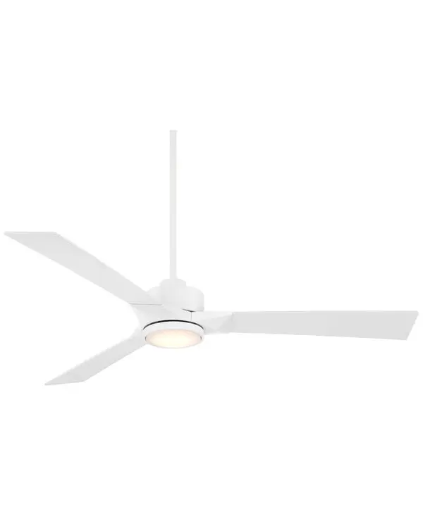 CASA VIEJA 56" Kali Matte Led Damp Ceiling Fan With Remote - White