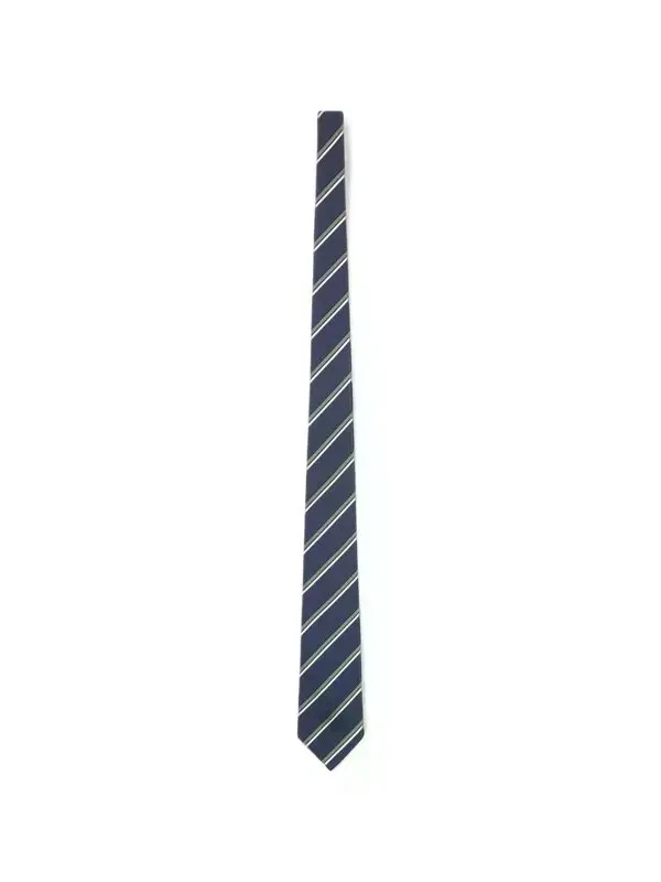 Kiton Diagonal-stripe Silk Tie