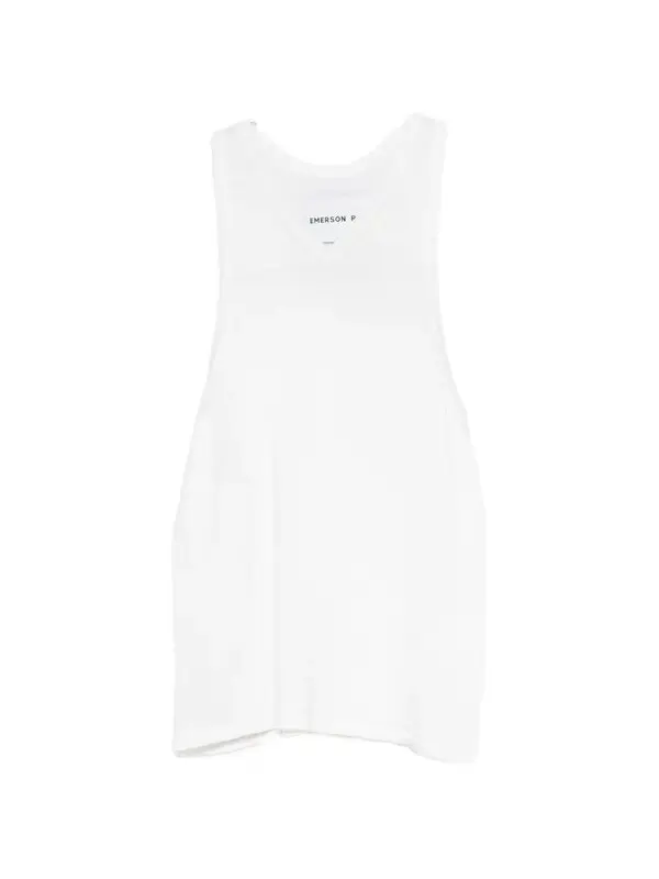 EMERSON RENALDI Square-neck Sleeveless Vest