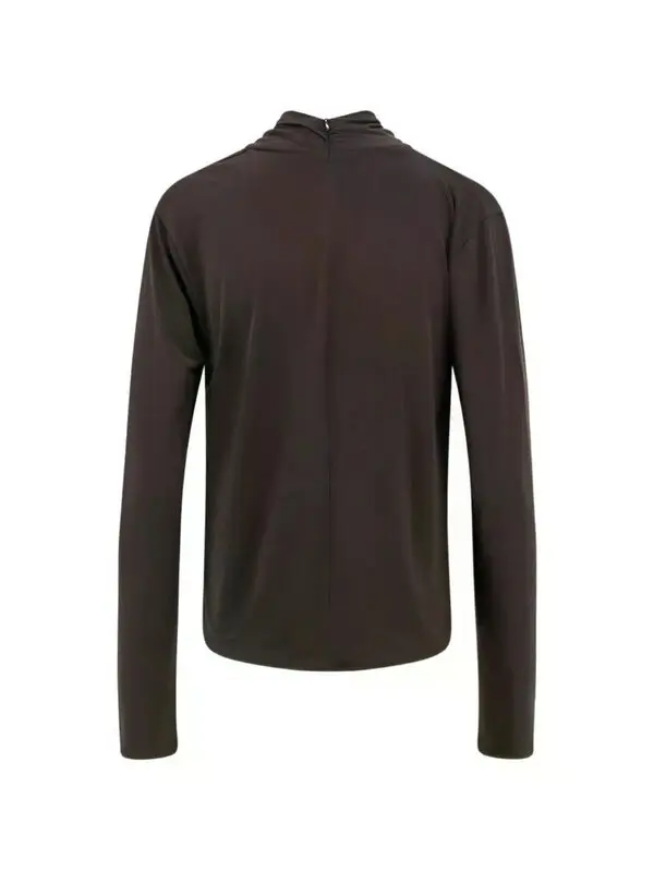 Vince Draped Long-sleeve Top