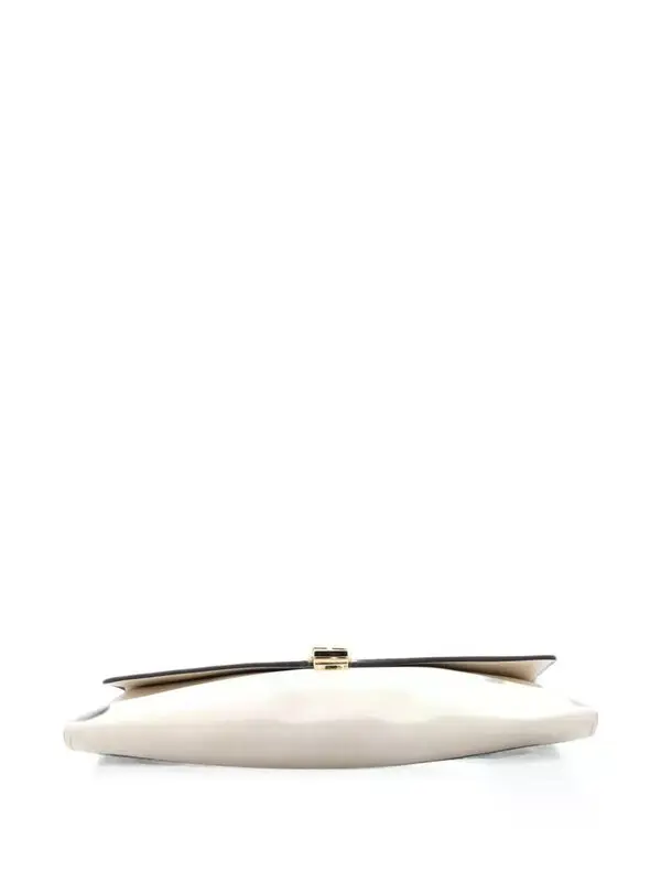 Gucci Sylvie Leather Maxi Clutch Bag