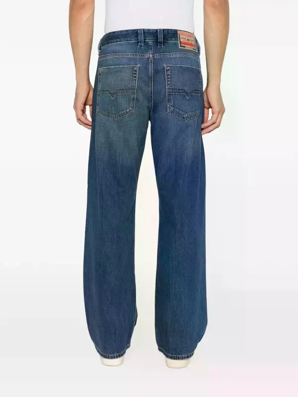 DIESEL® Faded Whiskered Jeans