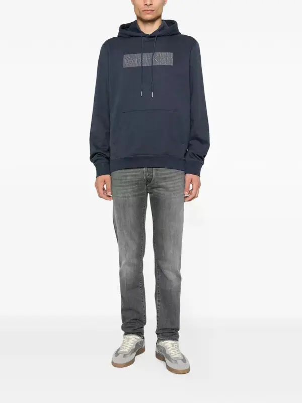 Calvin Klein Logo-print Drawstring Hoodie
