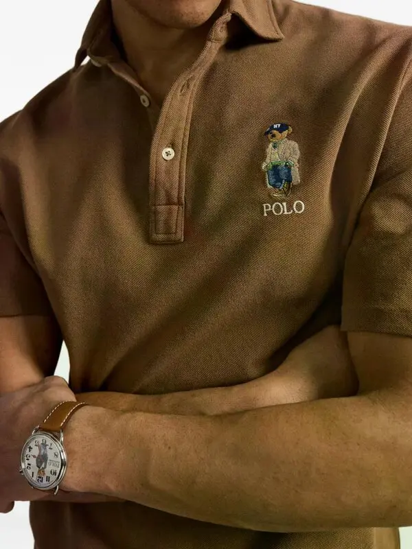 Polo Ralph Lauren Bear-embroidered Polo Shirt