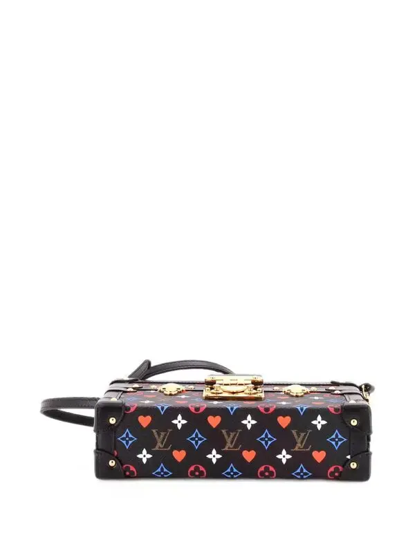 LOUIS VUITTON Petite Malle Handbag Limited Edition Game On Multicolor Monogram Clutch Bag