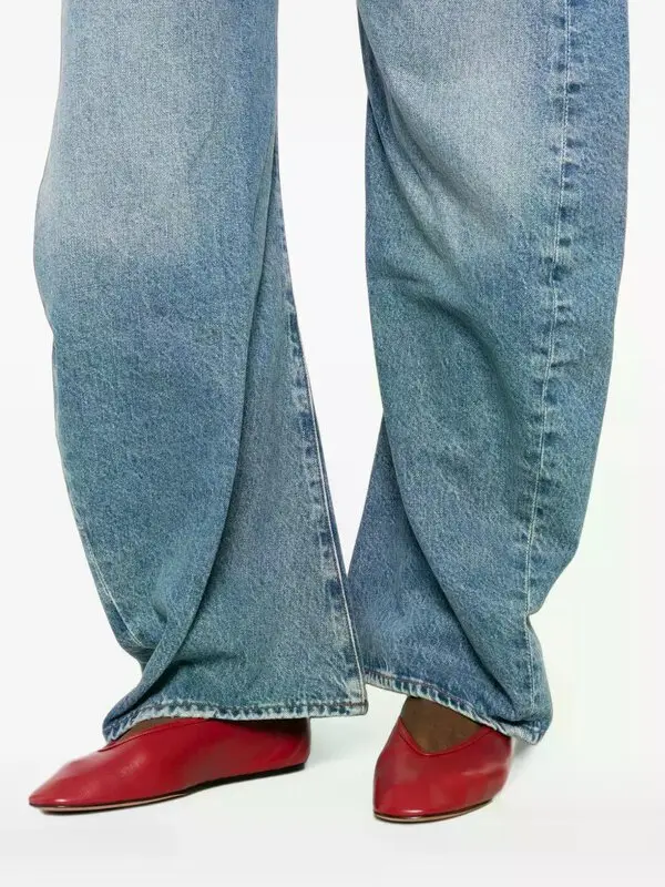 AGOLDE Whiskered Wide-leg Jeans