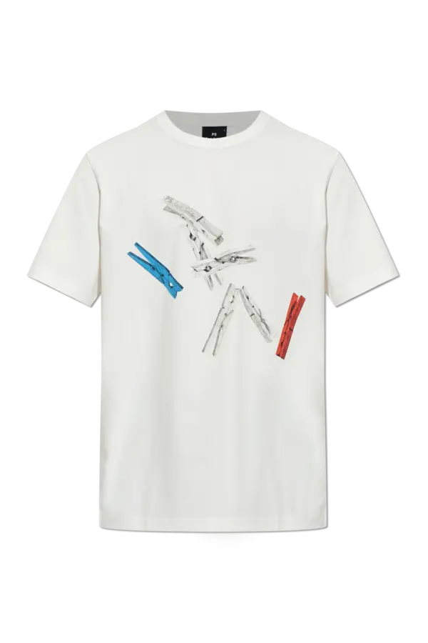 Paul Smith Cotton T-shirt With Print - White