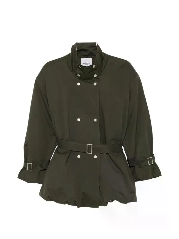 LA PISCINE Belted Double-breasted Jacket