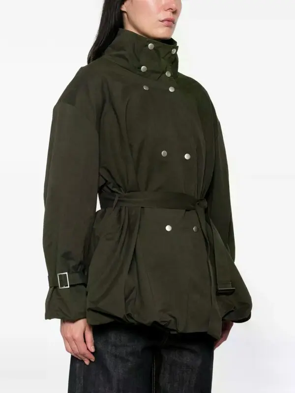 LA PISCINE Belted Double-breasted Jacket